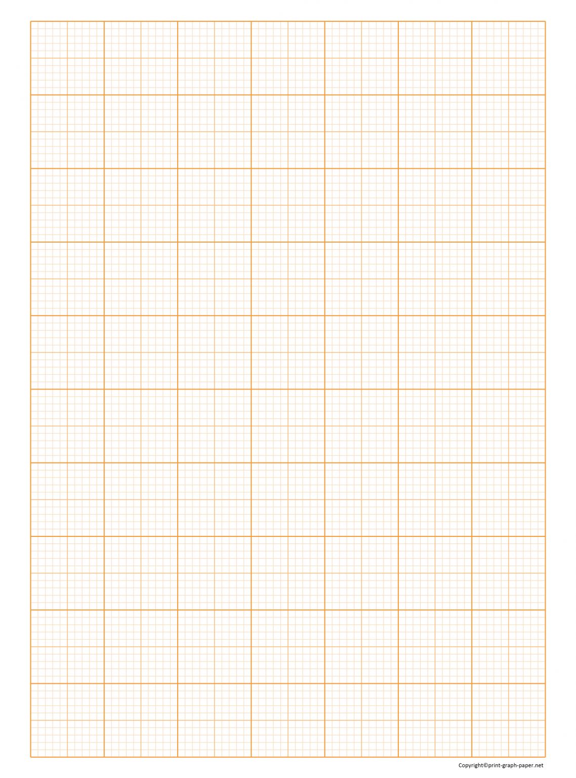 Sample Colored Graph Paper Printable Template [Pdf]