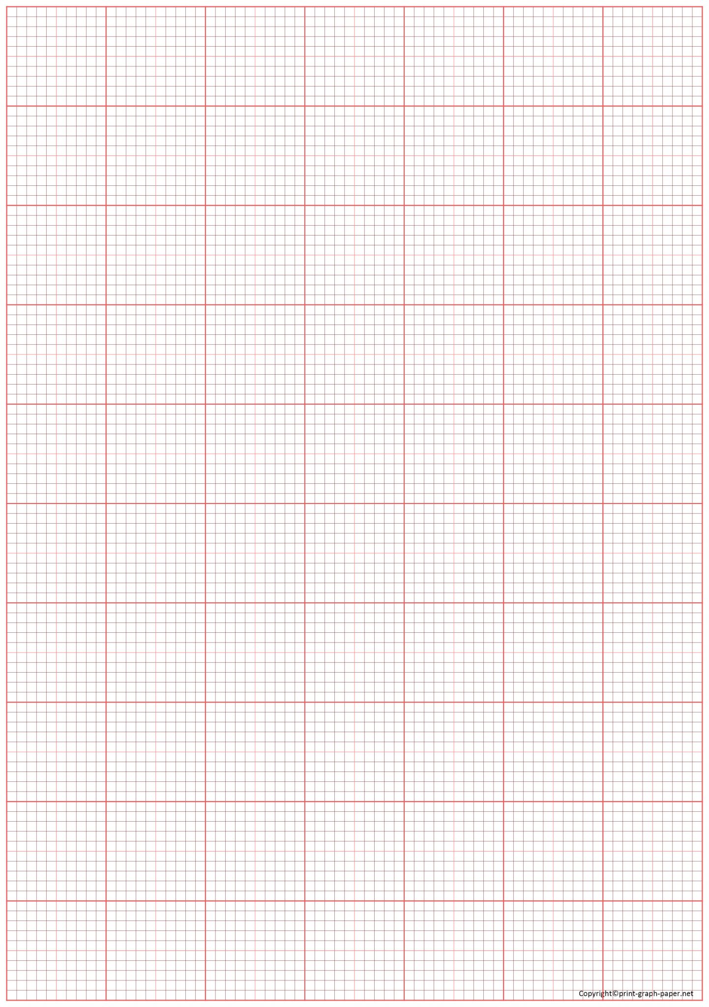 Colored Graph Paper | Print Graph Paper