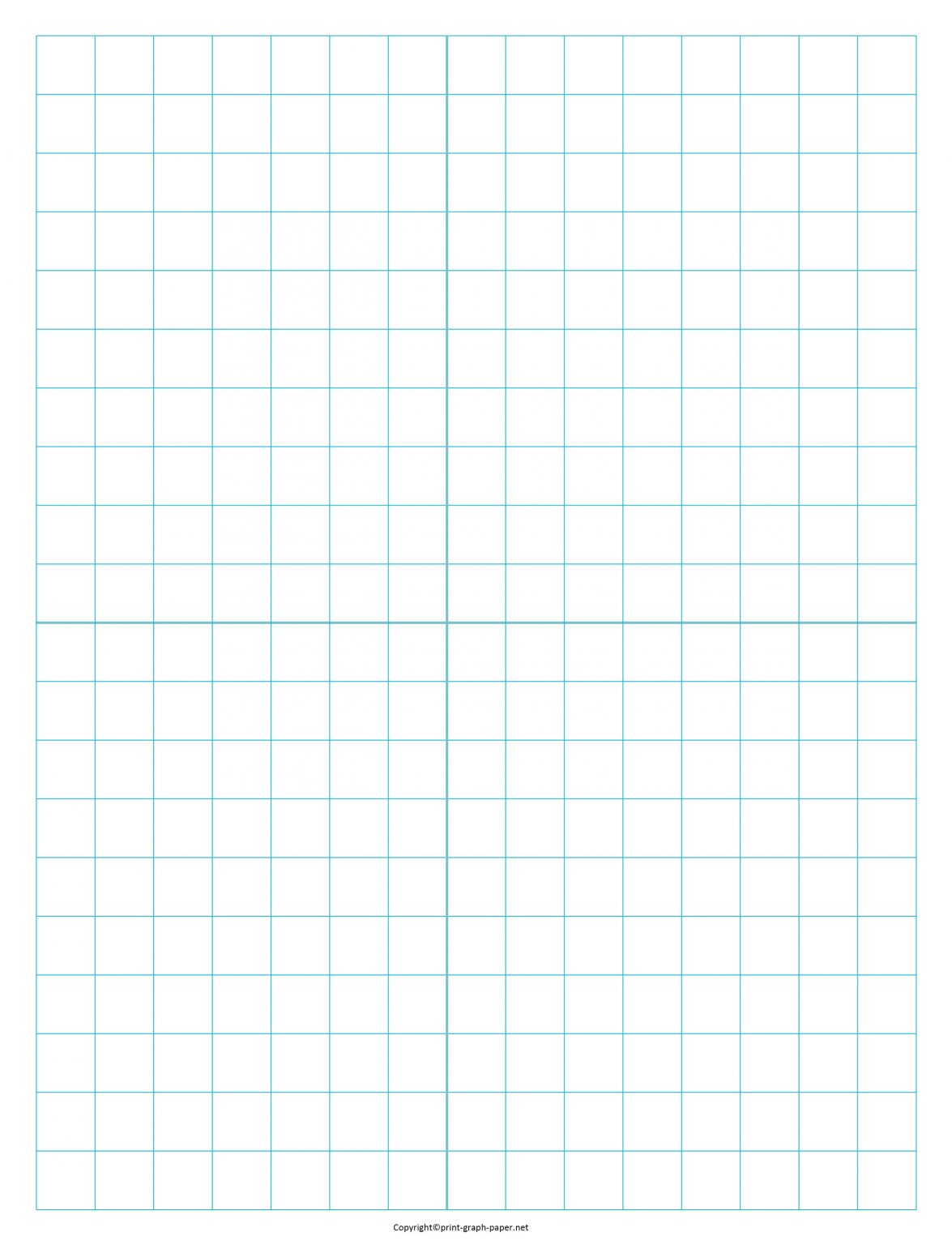 Sample Colored Graph Paper Printable Template [Pdf]