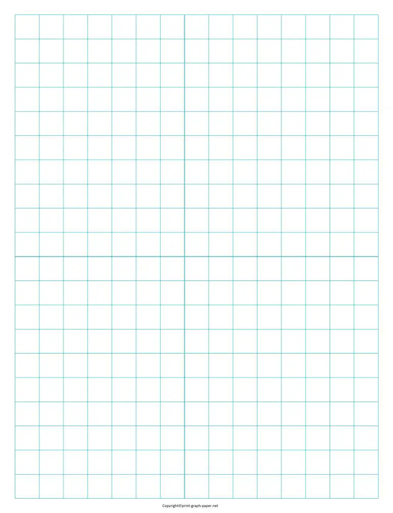 Sample Colored Graph Paper Printable Template [Pdf]